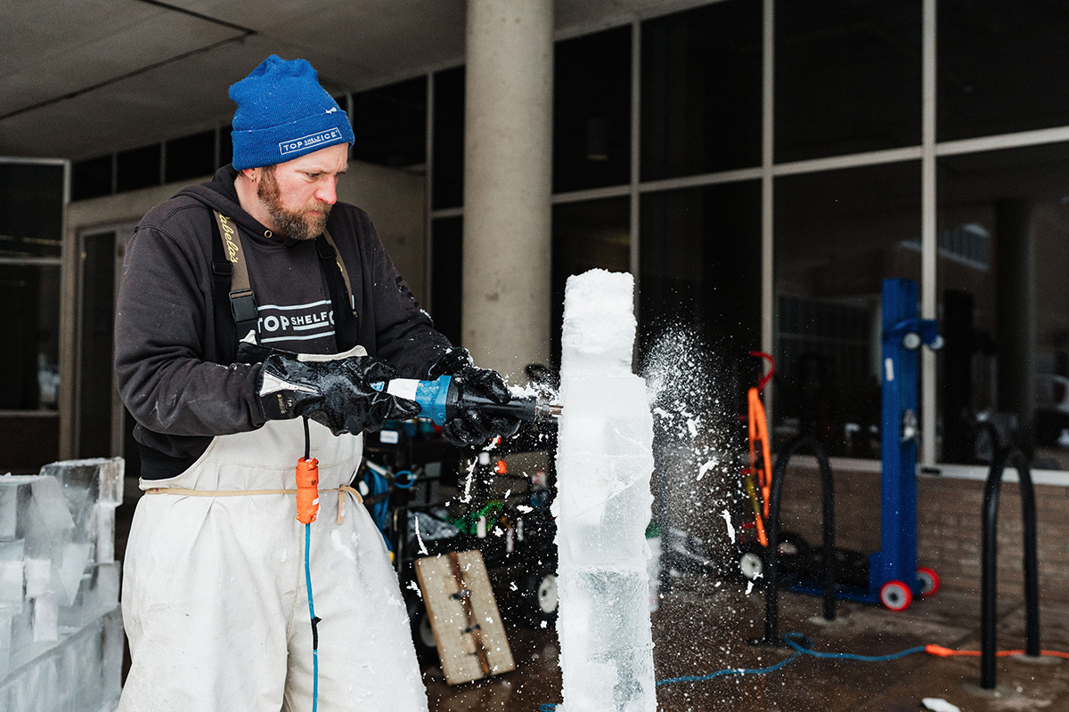 Let’s Go … ‘Brr?’ (Ice carving photo gallery) | University of Michigan ...